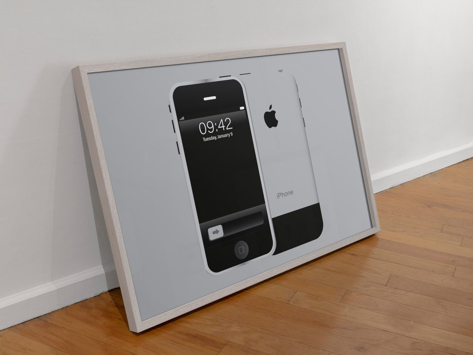 Apple iPhone 2g 2007 Original First iPhone Horizontal Retro Poster ...
