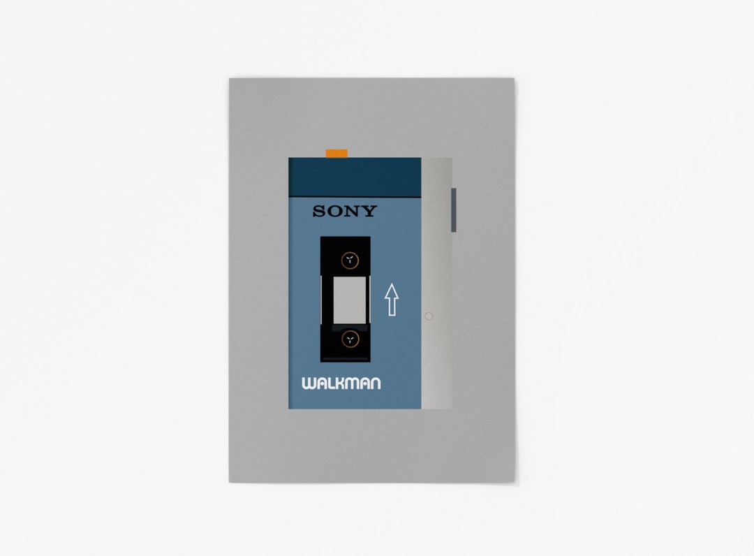 Sony Walkman Original 1979 Vintage Artwork Poster Print Retro Music ...