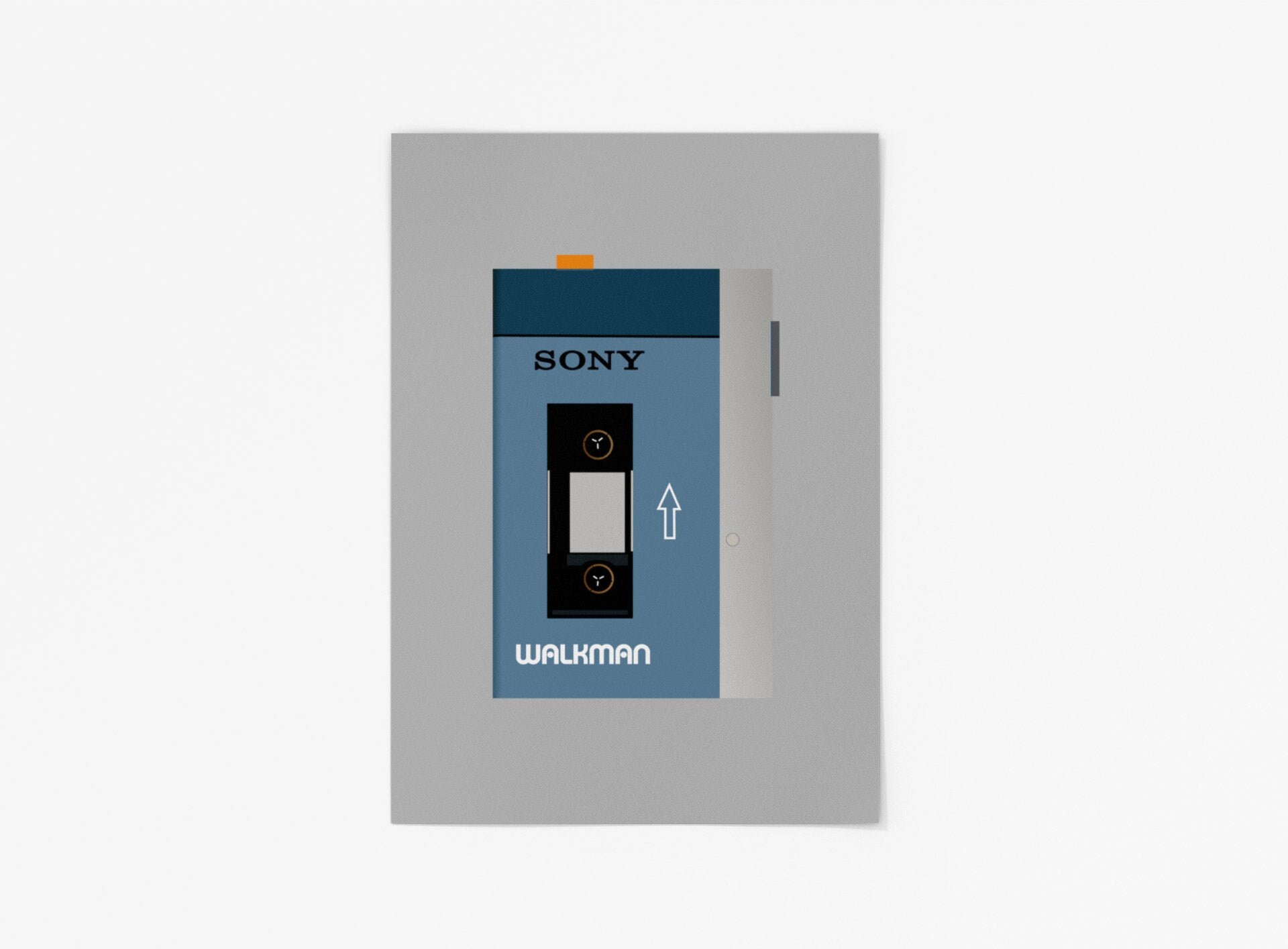 Sony Walkman Original 1979 Vintage Artwork Poster Print Retro Music ...