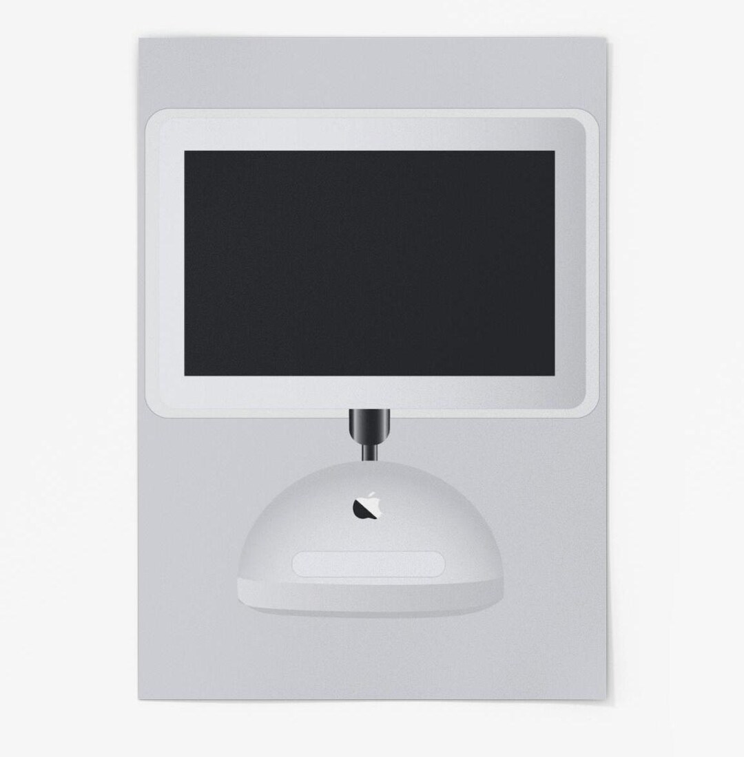 Imac G4 Poster – Retro Apple Computer Art, Vintage Tech Print ...