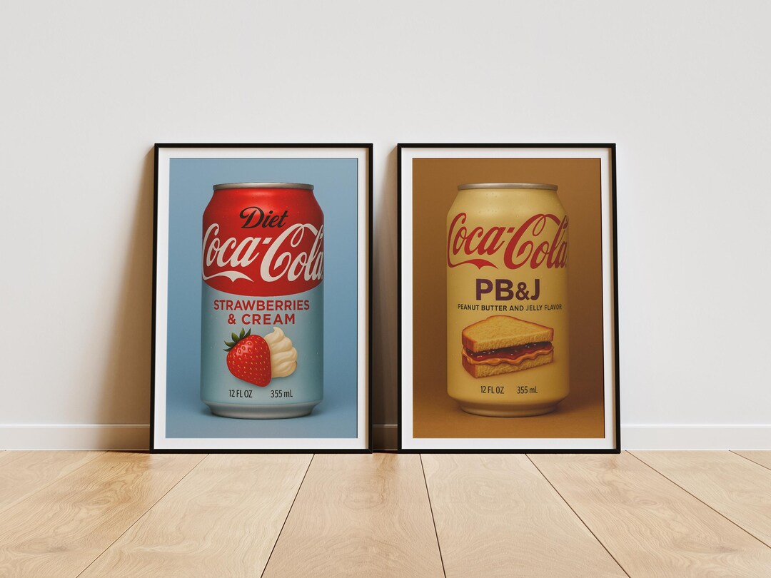 Cola Style | Coke Parody Poster | Strawberries and Cream PB&J | Pop Art ...