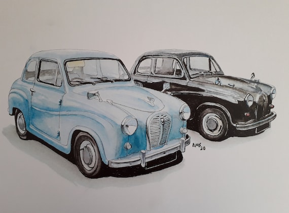 Baby Austins. A Pair of A35 Baby Austins - Etsy UK