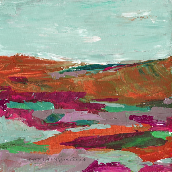 Bold Abstract Art - Etsy