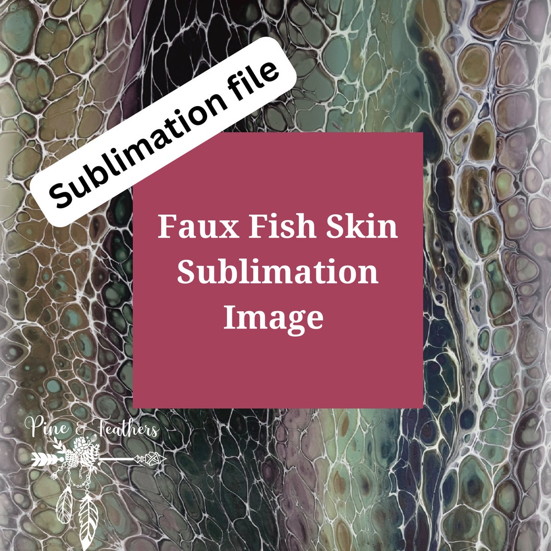 Faux Fish Skin PNG, Sublimation Image - Etsy