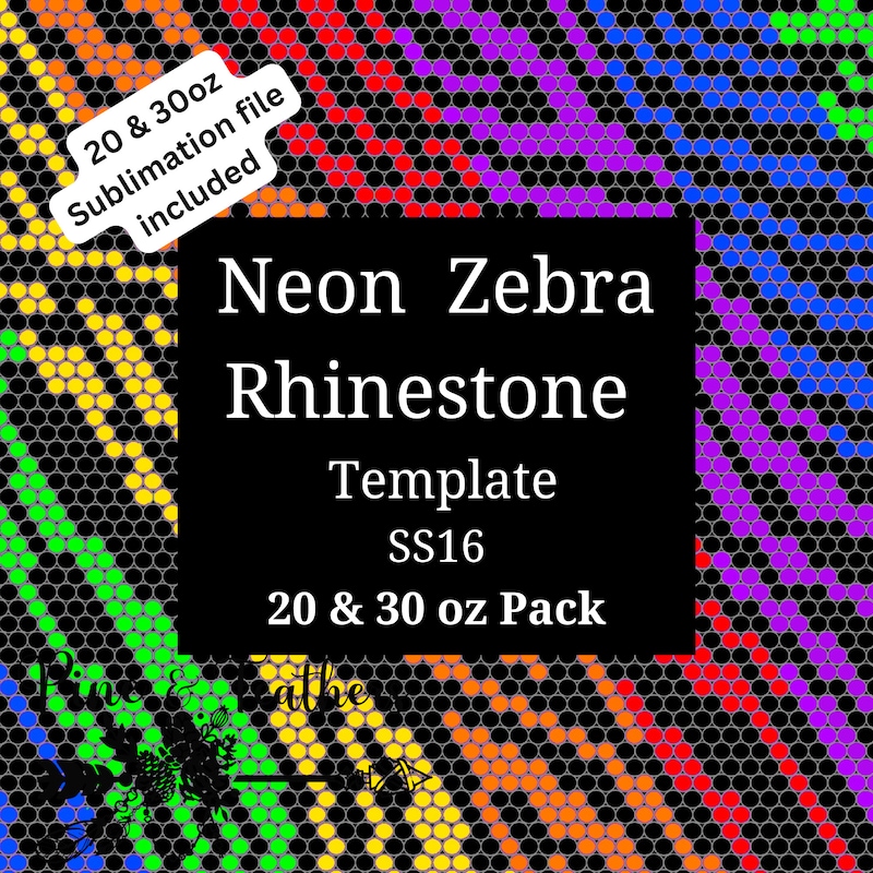 Neon Zebra Print - Etsy