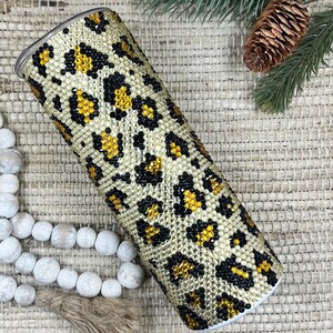 Cheetah Print Sublimation Rhinestone Template 60 Stones 20oz SS16 - Etsy