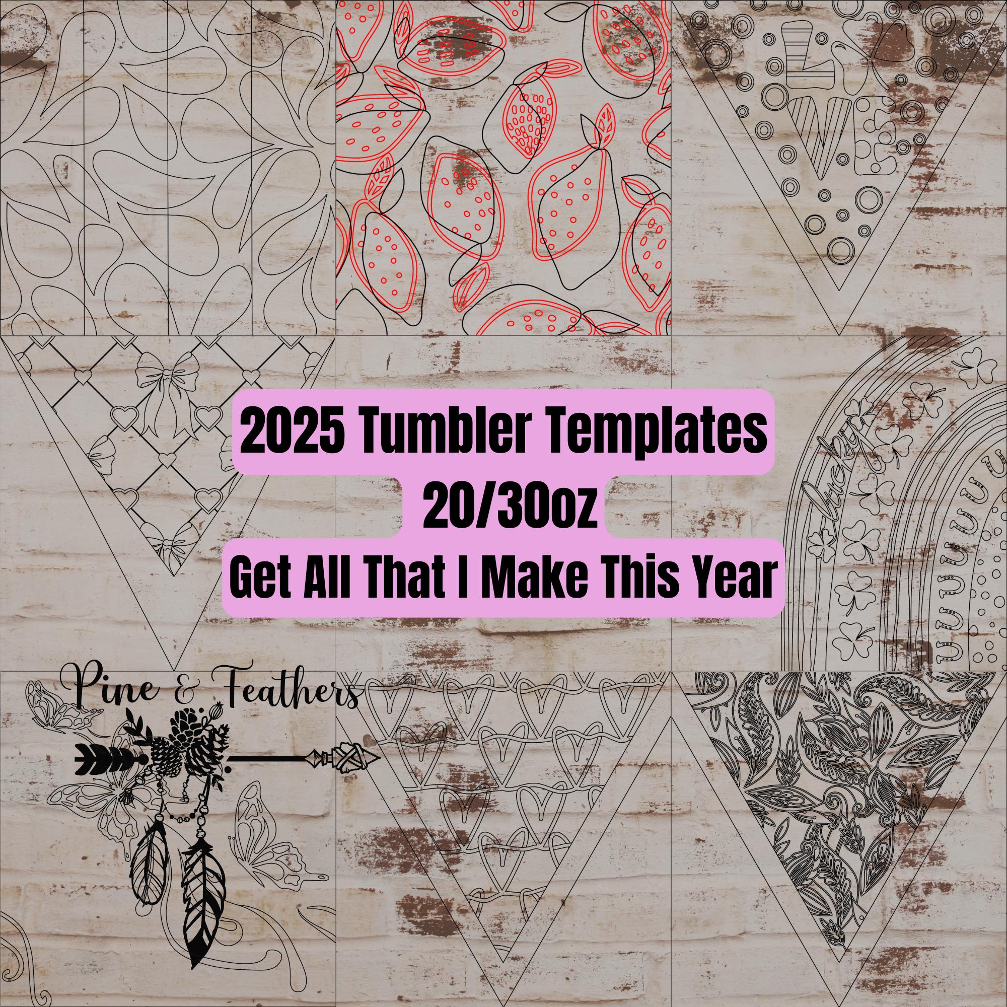 2025 Burst Template Drive, Seamless 20/30oz Tumbler Templates - Etsy