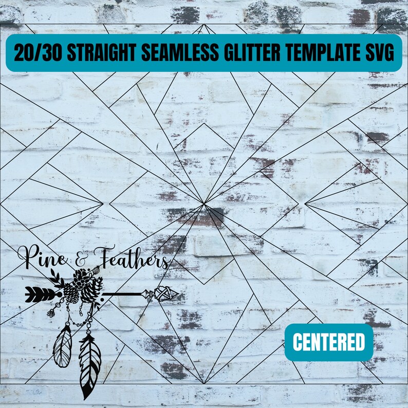 Plantilla de vaso centrada para SVG recto delgado de 20 o 30 oz ...