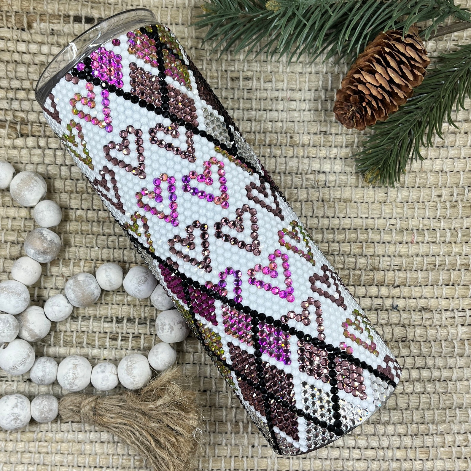 Valentine Argyle Sublimation Rhinestone Template 60 Stones - Etsy