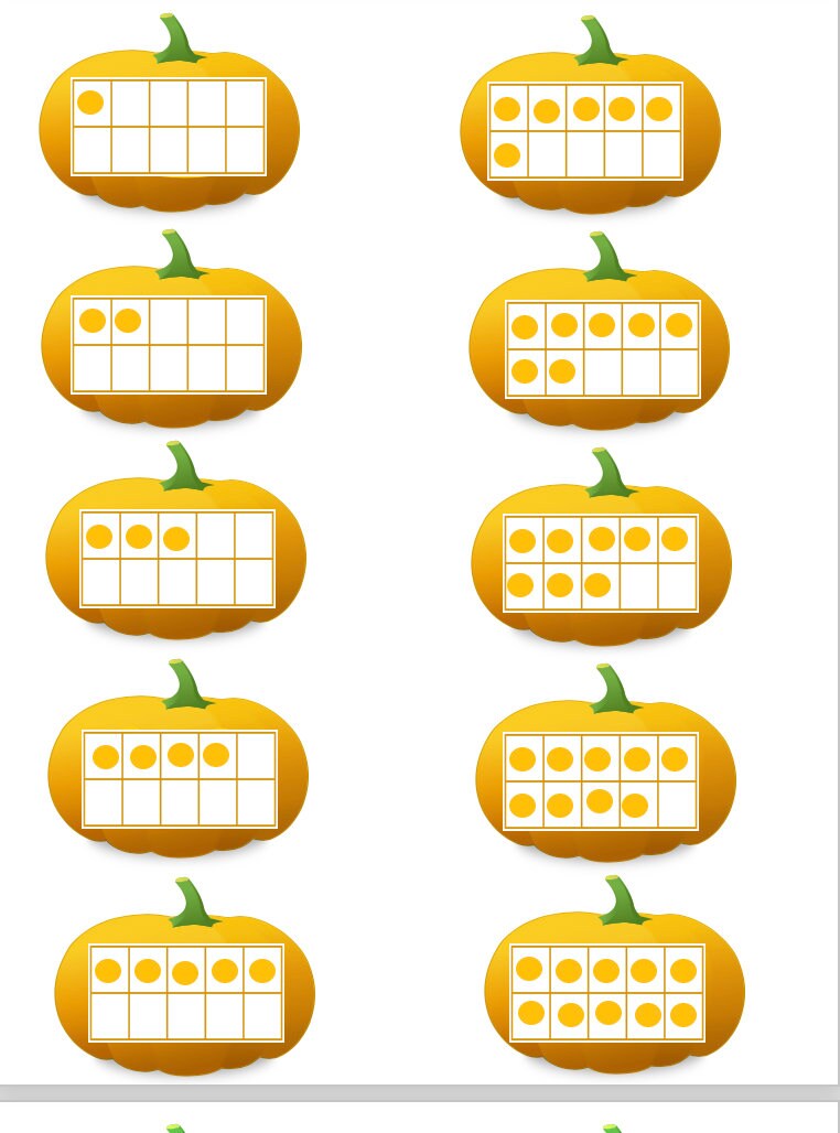 Number Sense Bundle Ten Frames Tally Marks Playdough - Etsy