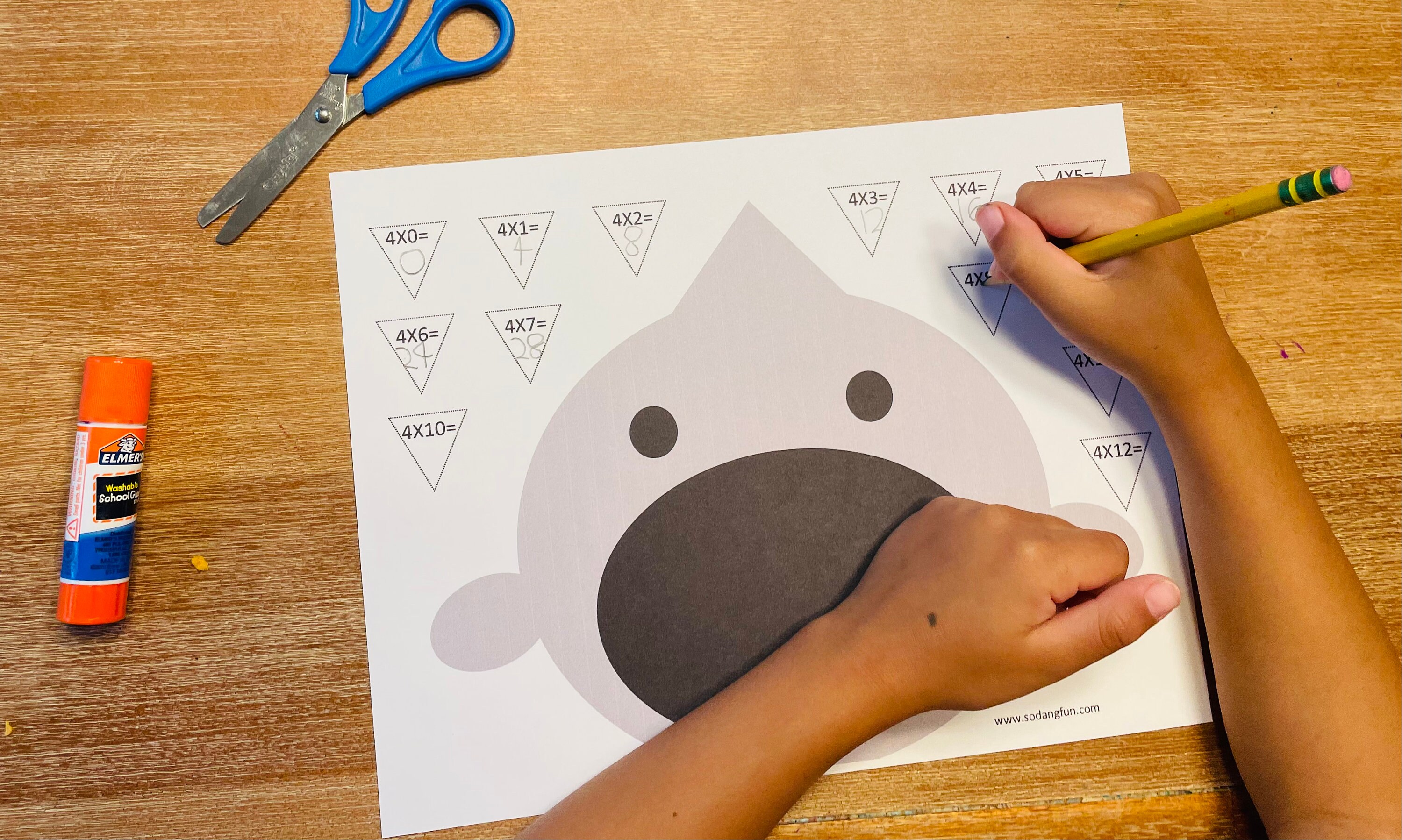 Multiplication Craft Summer Math Activity Sea Creature - Etsy