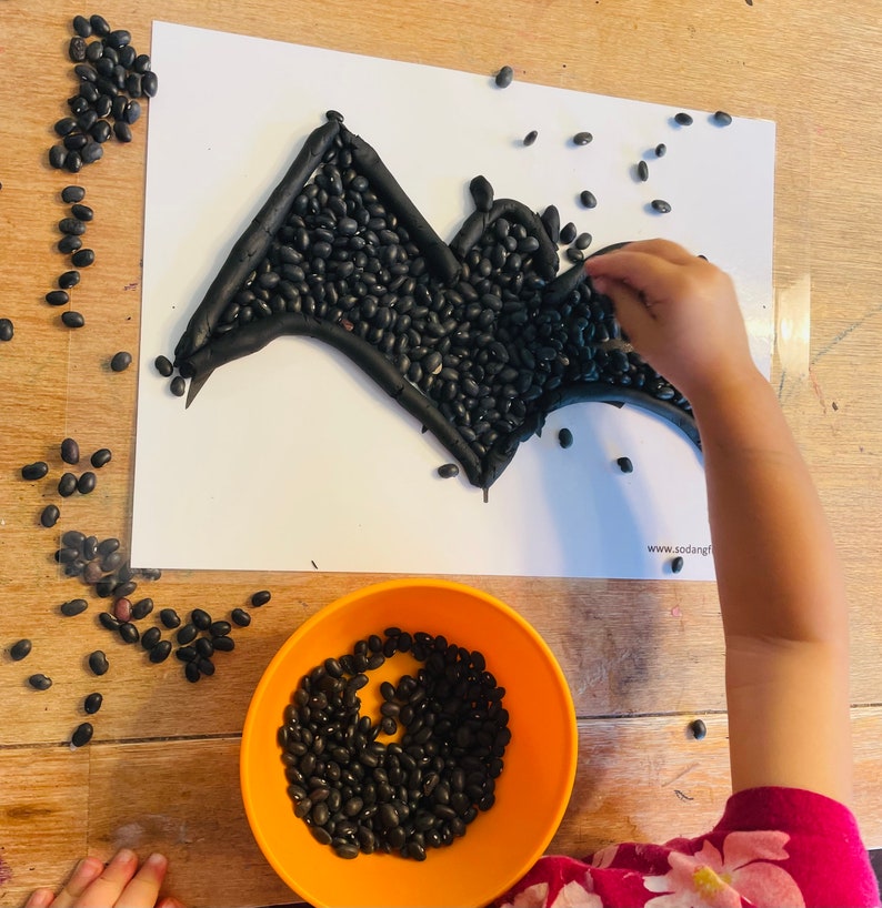 Halloween Playdough Mats Fall Play Dough Mats Back to School - Etsy