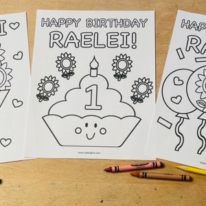 Sunflower Birthday Coloring Pages for Kids, Kids' Sunflower Themed ...