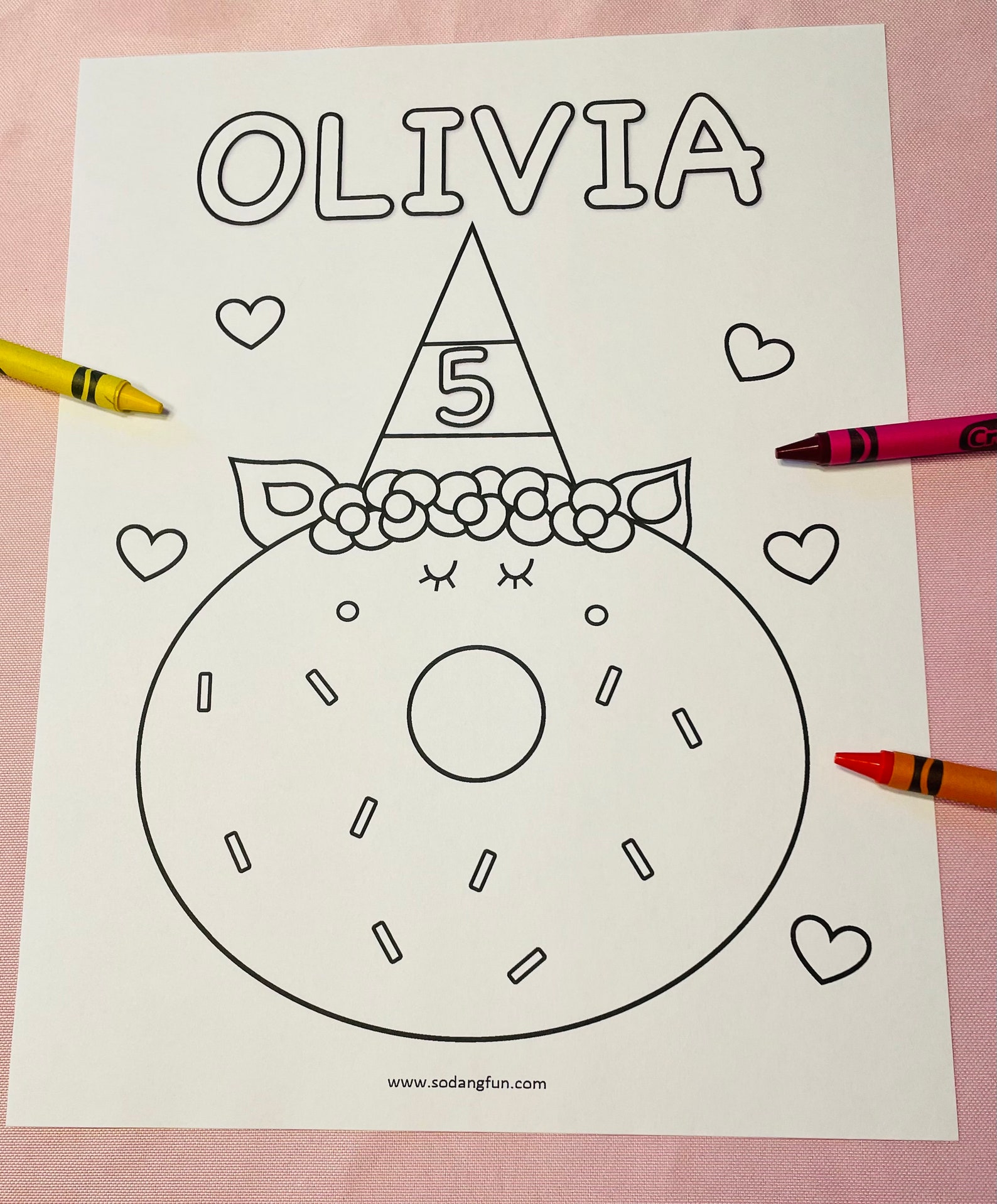 Personalized Unicorn Birthday Coloring Pages, Unicorn Party Activity ...