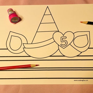 Personalized Unicorn Coloring Crowns, Unicorn Paper Crowns, Unicorn ...