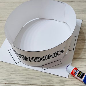 Printable Grad Cap, Paper Graduation Hat Craft, Personalized Grad Hat ...