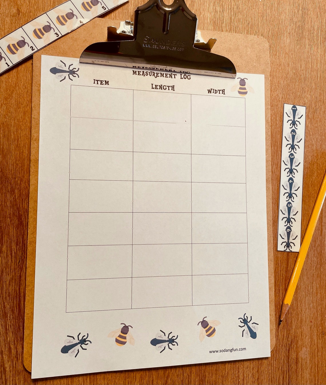 Measuring Bugs Activity Insect Measuring Activity Bugs - Etsy