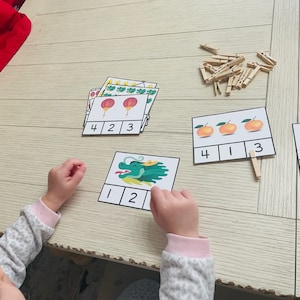 Lunar New Year I Spy and Count and Clip Cards 1-20, Year of the Dragon ...