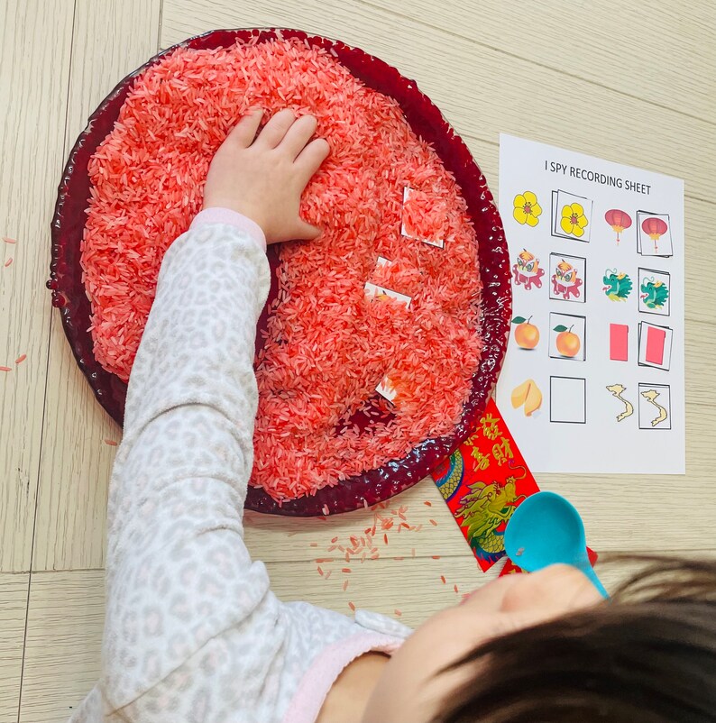 Lunar New Year Sensory I Spy and Dragon Fine Motor Counting Cards 1-24 ...