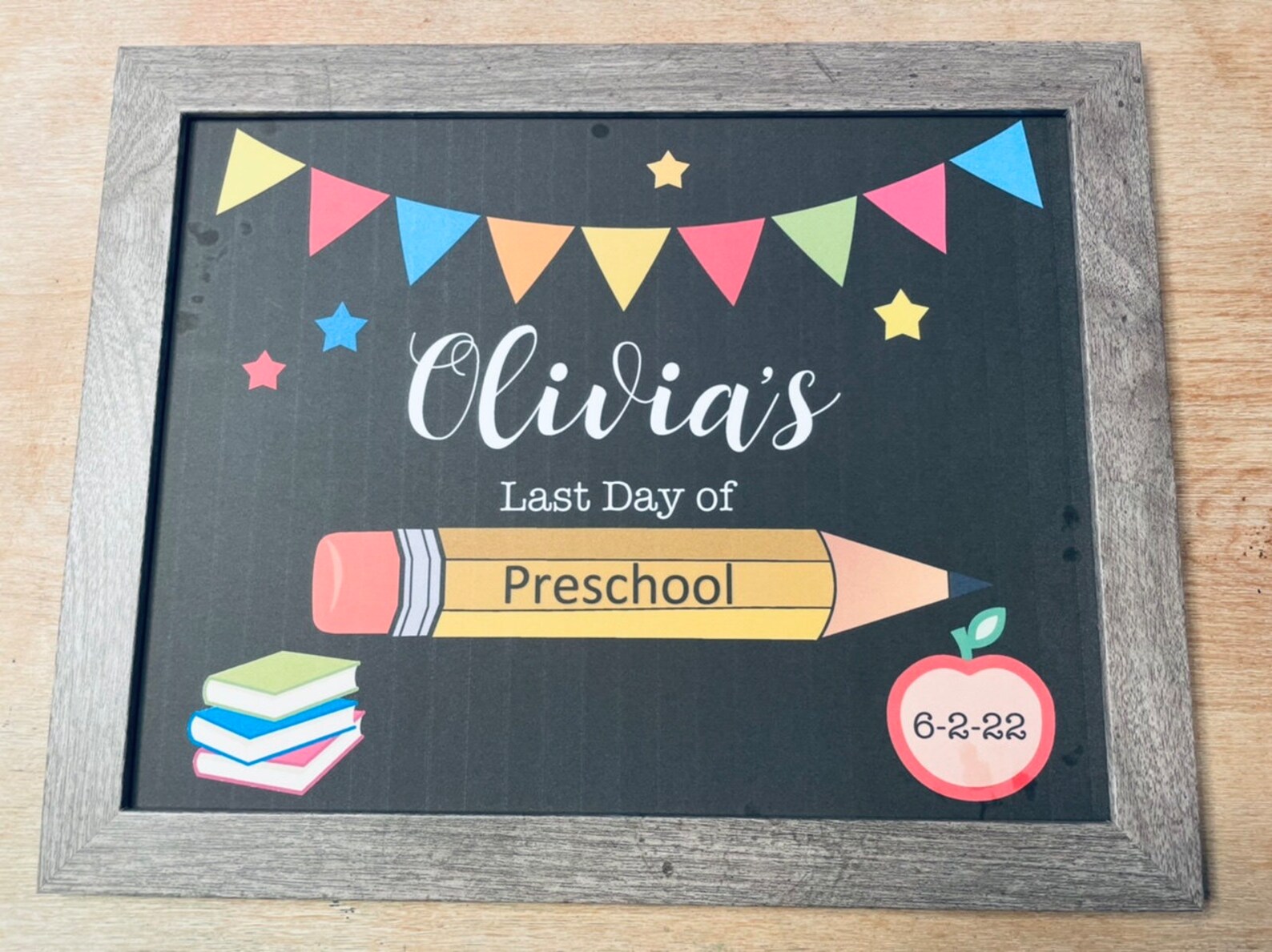 Last Day of School Sign preschool to 12th Grade - Etsy
