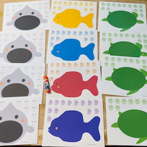 Multiplication Craft, Summer Math Activity, Sea Creature Craft ...
