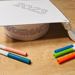 Printable Grad Cap, Paper Graduation Hat Craft, Personalized Grad Hat ...