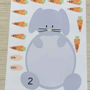 Easter Math Activity, Multiplication Craft Printable, Easter Craft for ...