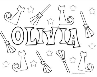 Personalized Christmas Coloring Pages Printable Holiday | Etsy