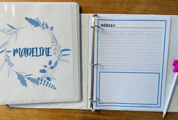 Personalized Journal Printable Journal Pages Mindfulness | Etsy