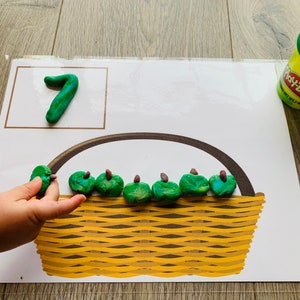 Thanksgiving Playdough Mats Fall Counting Mats Sensory Play - Etsy