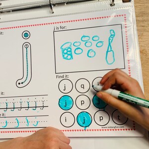 Lowercase Letters Workbook, Kindergarten Alphabet Practice Worksheets ...