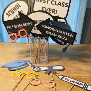 Graduation Photo Props, Personalized Last Day of School Photo Props ...