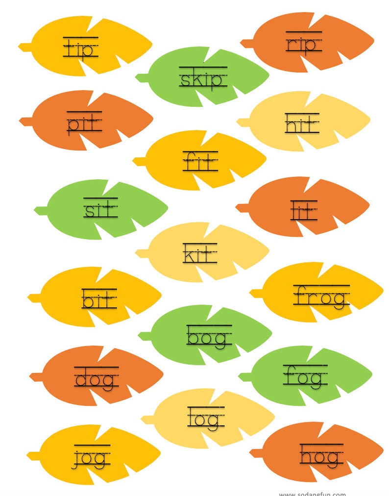 Thanksgiving Activity for Kindergarten Word Family Turkeys | Etsy