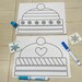 Winter Coloring Hats, Set of 5 - Etsy