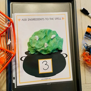 Halloween Playdough Mats, Fall Play Dough Mats, Back to School ...