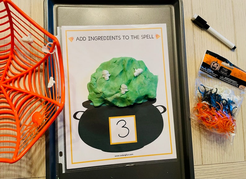 Halloween Playdough Mats, Fall Play Dough Mats, Back to School ...