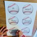Word Wall Baseballs, Sight Words for Kindergarten and First Grade, High ...