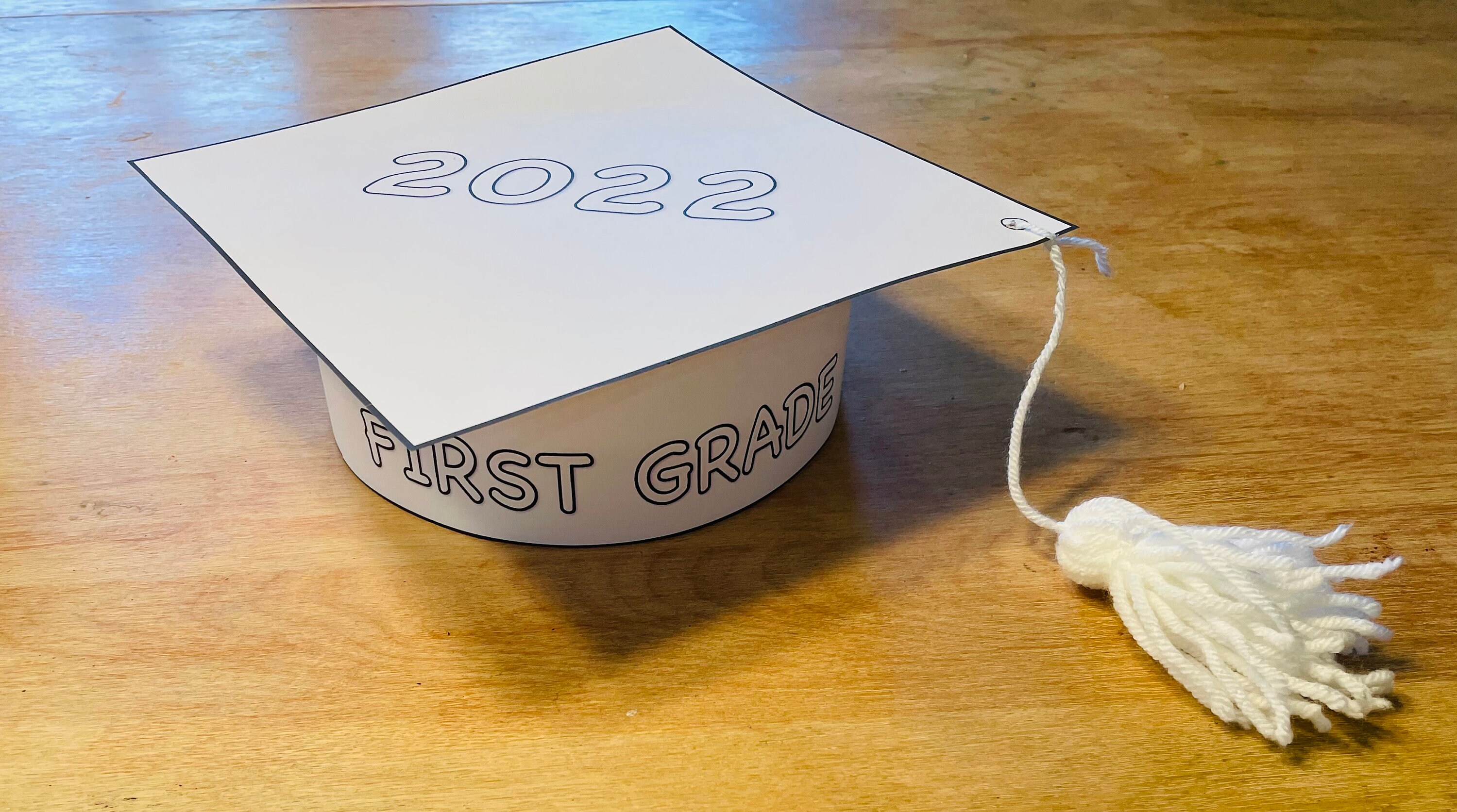 Printable Grad Cap Paper Graduation Hat Craft Personalized - Etsy UK