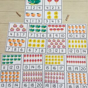 Lunar New Year I Spy and Count and Clip Cards 1-20, Year of the Dragon ...