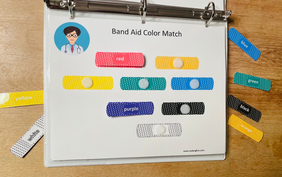 Printable Busy Book - Community Helpers, Toddler Busy Book, Preschool ...