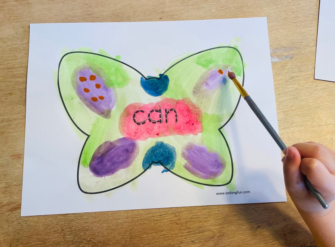 Butterfly Sight Word Wall Spring Sight Word Word Searches - Etsy