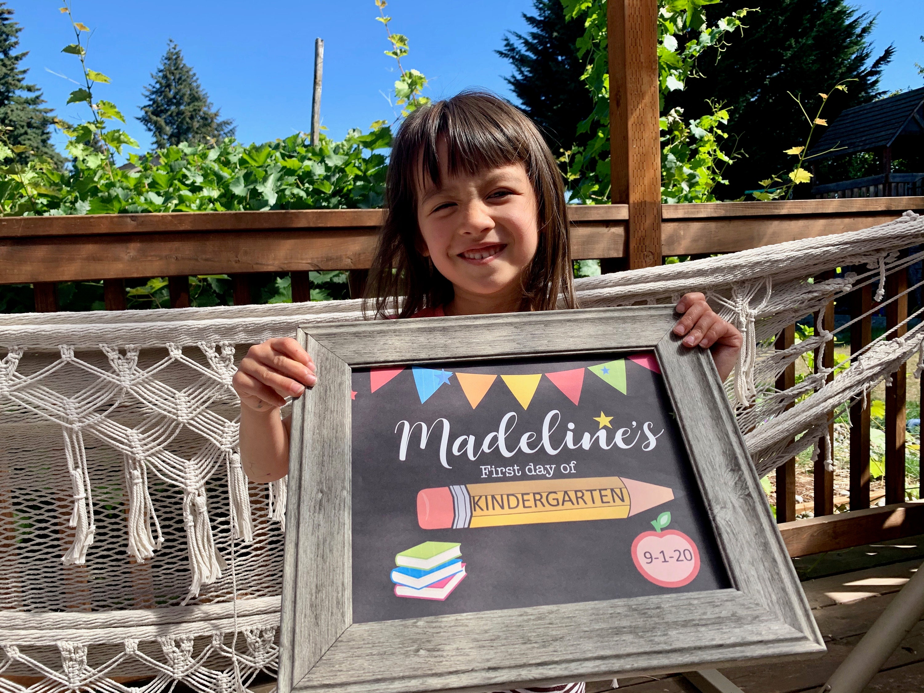 Personalized First and Last Day of School Signs for Preschool - Etsy