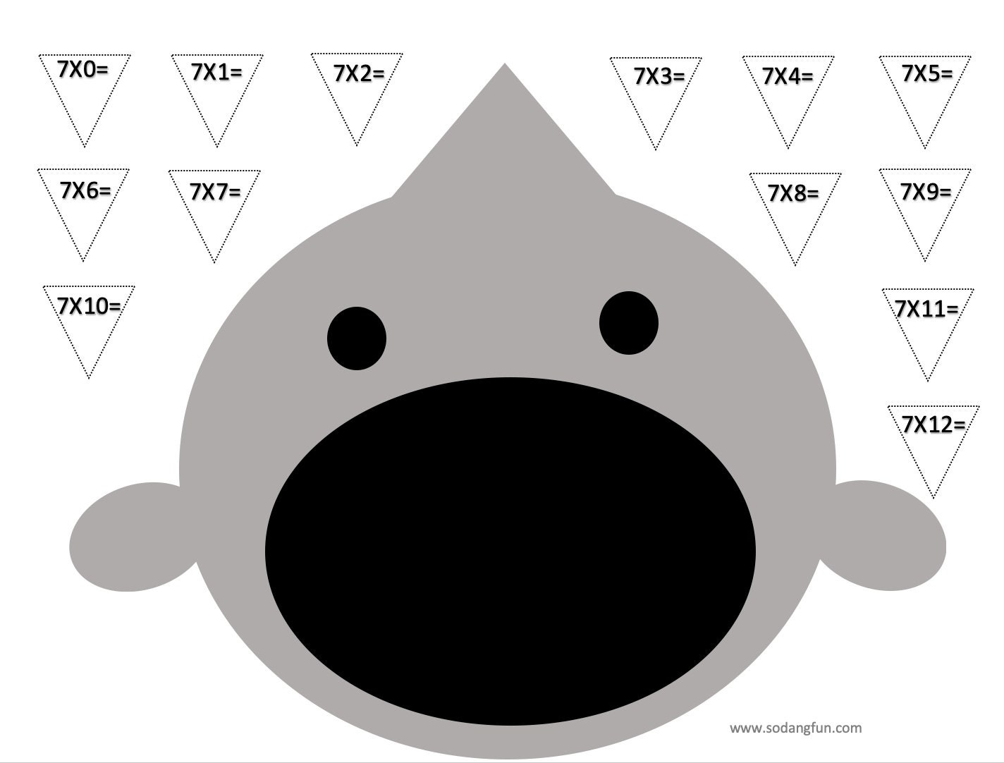 Multiplication Craft Summer Math Activity Sea Creature - Etsy