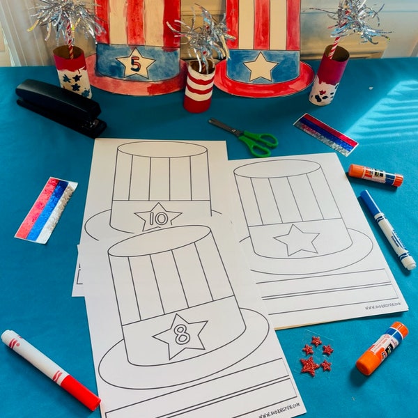 Uncle Sam Hat - Etsy