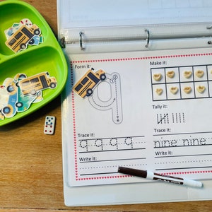 Number Formation 0-20 Workbook, Number Sense, Preschool Busy Binder ...