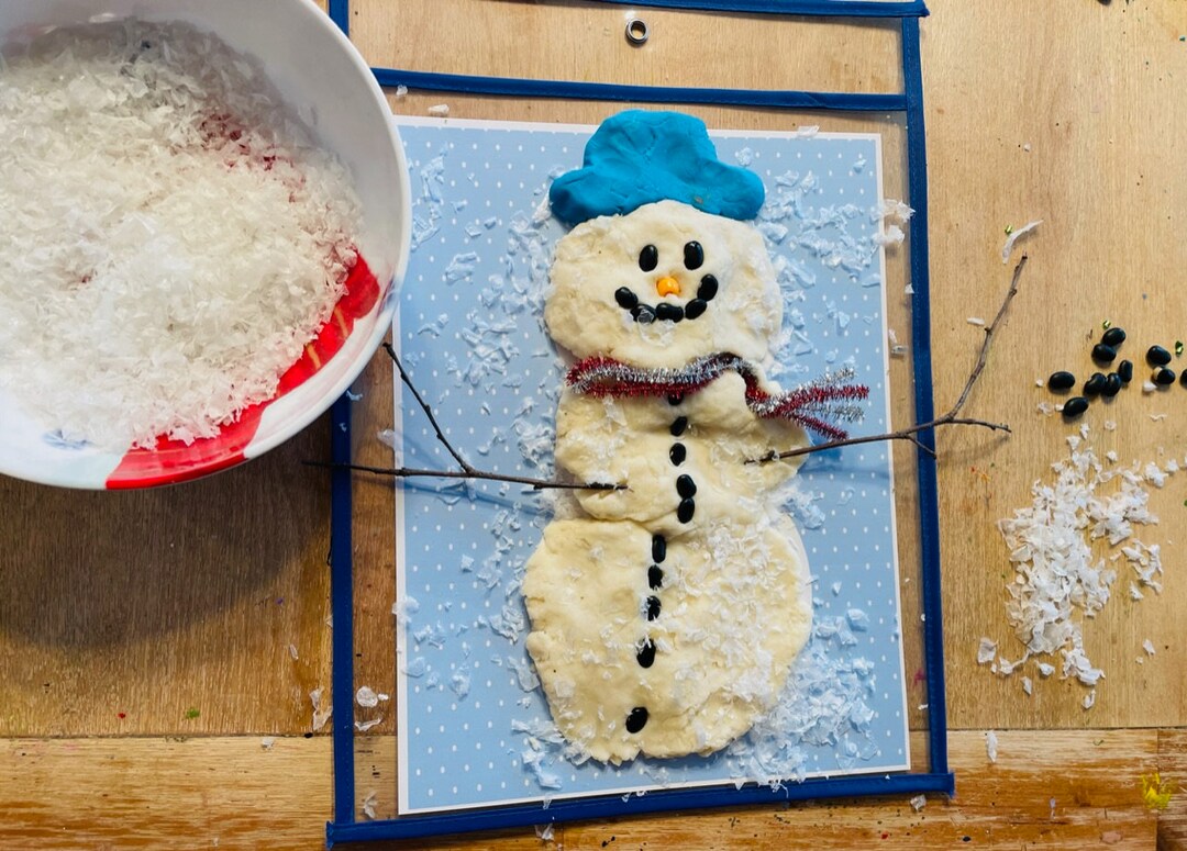 Winter Playdough Mats, Winter Activity for Kids, Winter Counting Mats ...