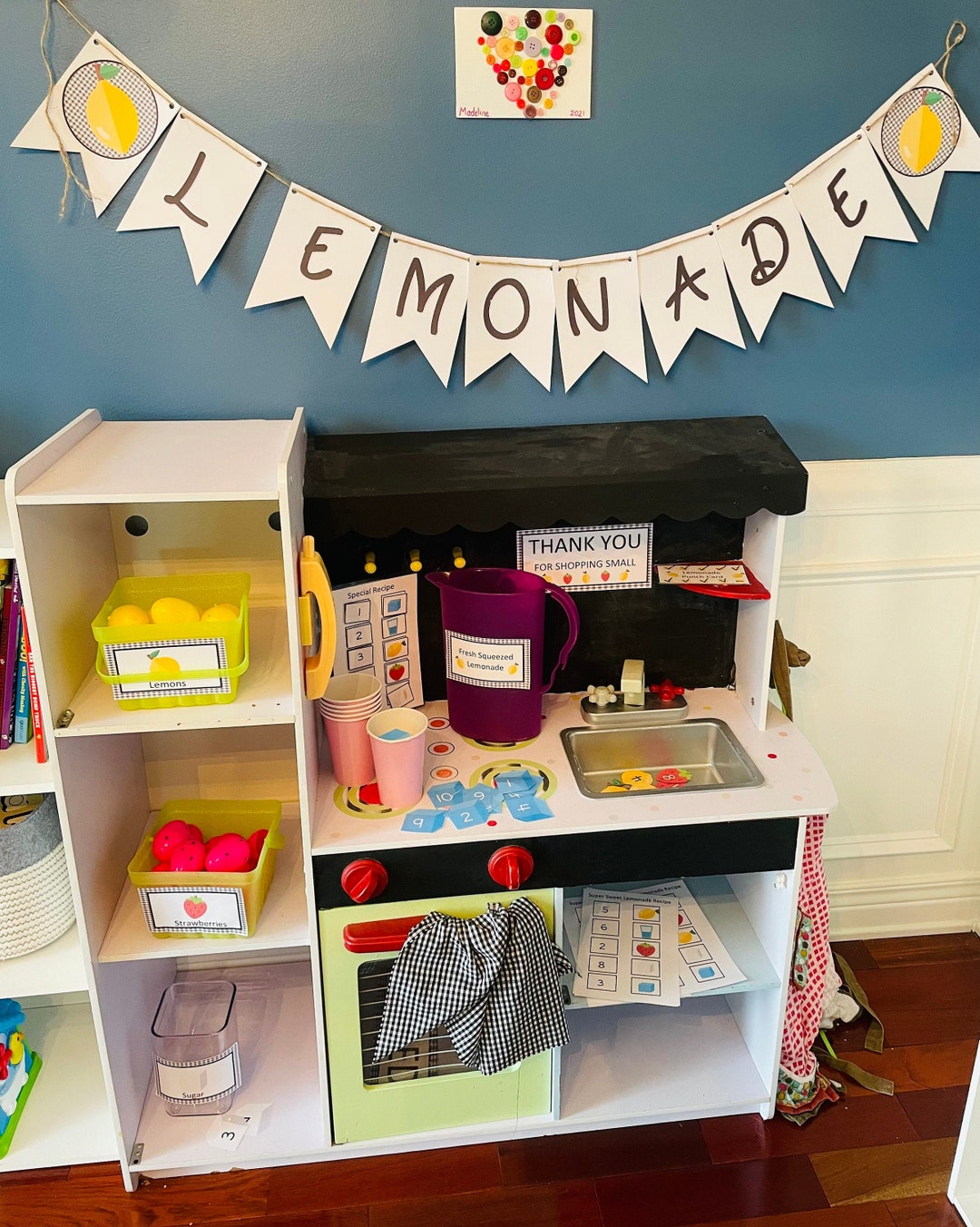 Lemonade Stand Dramatic Play, Pretend Menus, Printable Play Food ...