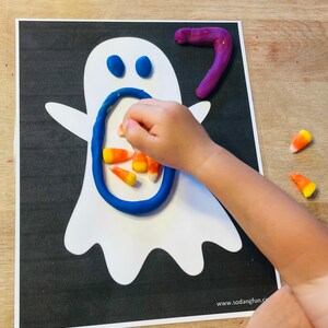 Halloween Playdough Mats Fall Play Dough Mats Back to School - Etsy