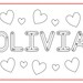 Personalized Name Tracing, Letter Formation, Heart Shape Tracing ...