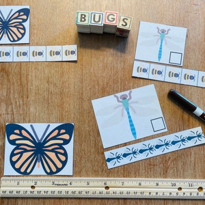 Measuring Bugs Activity Insect Measuring Activity Bugs | Etsy
